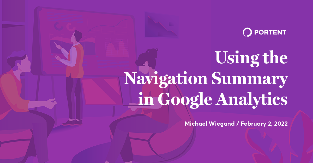Using Navigation Analysis in Google Analytics - Portent